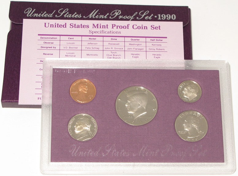 1990 US Mint Proof Set – Proofsets.com