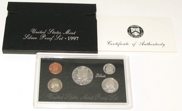 1997 US Mint Silver Proof Set – Proofsets.com