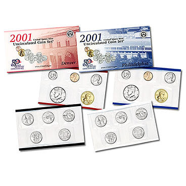 2001 US Mint Uncirculated Coin Set – Proofsets.com