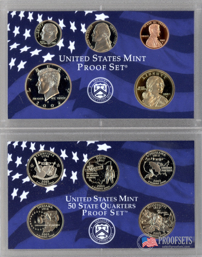 2002 US Mint Proof Set – Proofsets.com