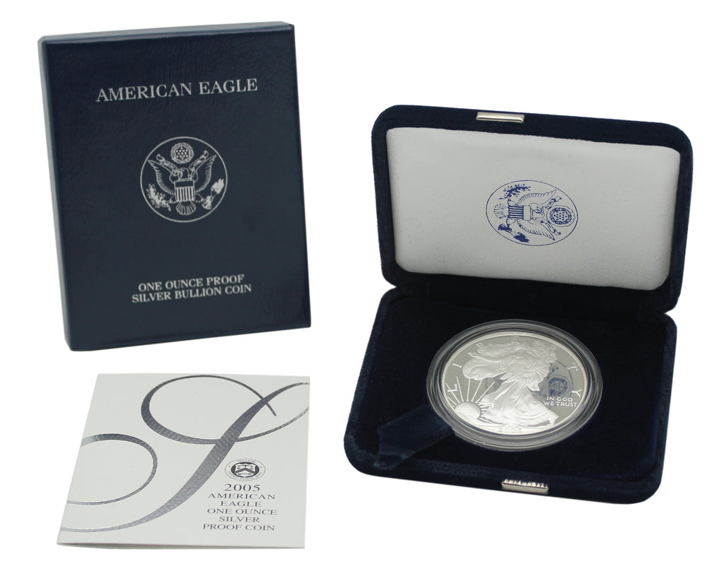 2005 Silver American Eagle Proof – Proofsets.com