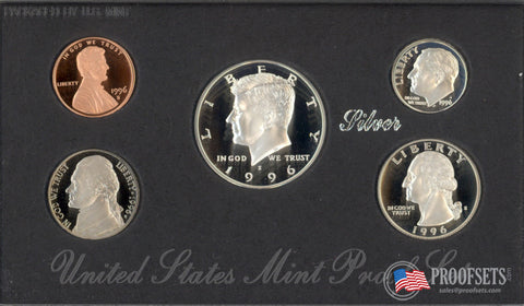 1996 US Mint Silver Proof Set – Proofsets.com