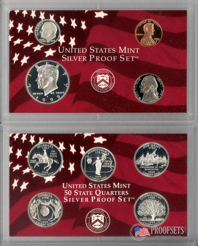 1999 US Mint Silver Proof Set – Proofsets.com