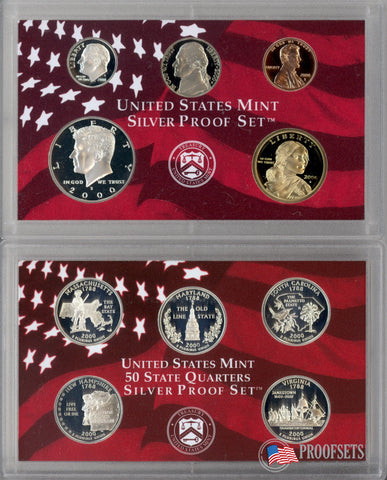 2000 US Mint Silver Proof Set – Proofsets.com