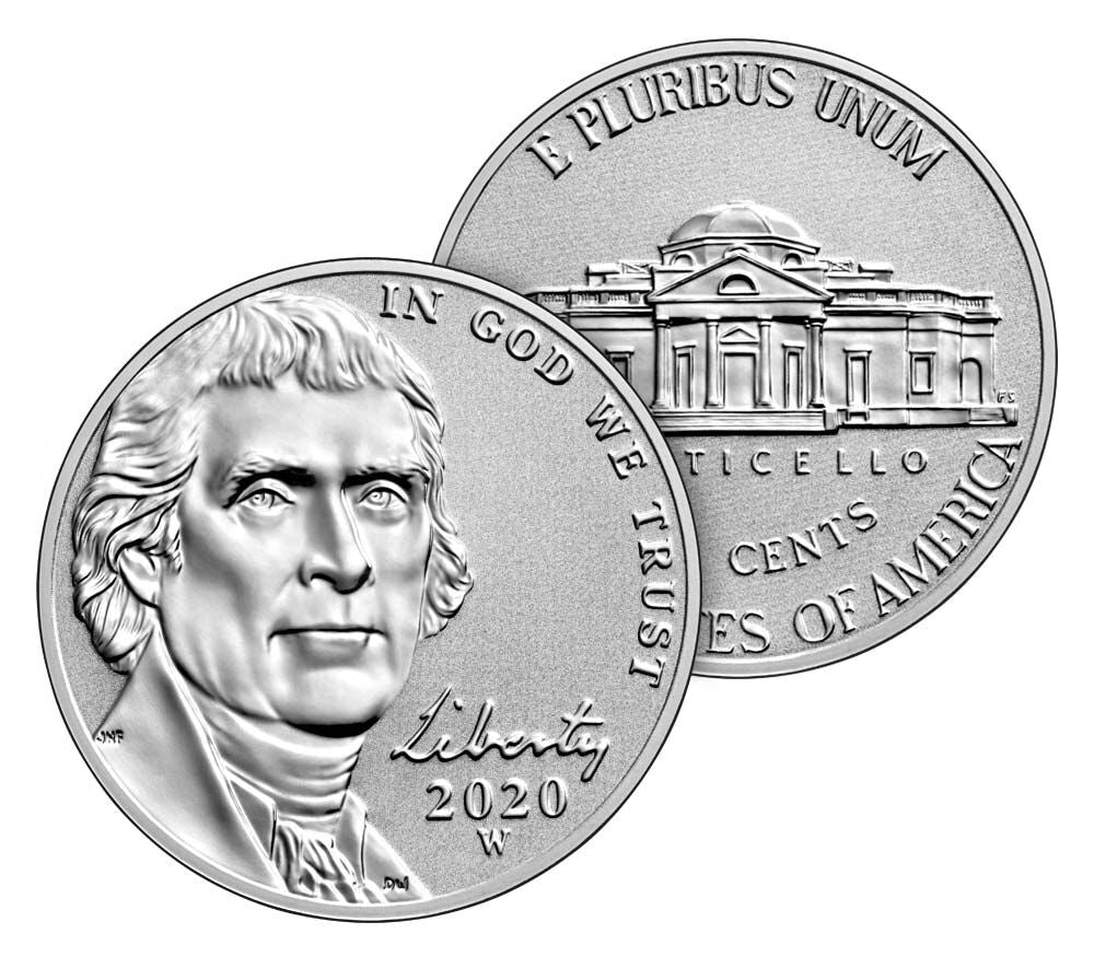 2020 US Mint Silver Proof Set (with Bonus 2020-W Reverse Proof Nickel ...